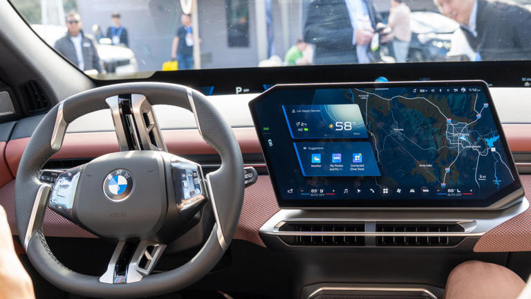 BMW's new car can plan your road trip, DJ the drive, and book ski rentals