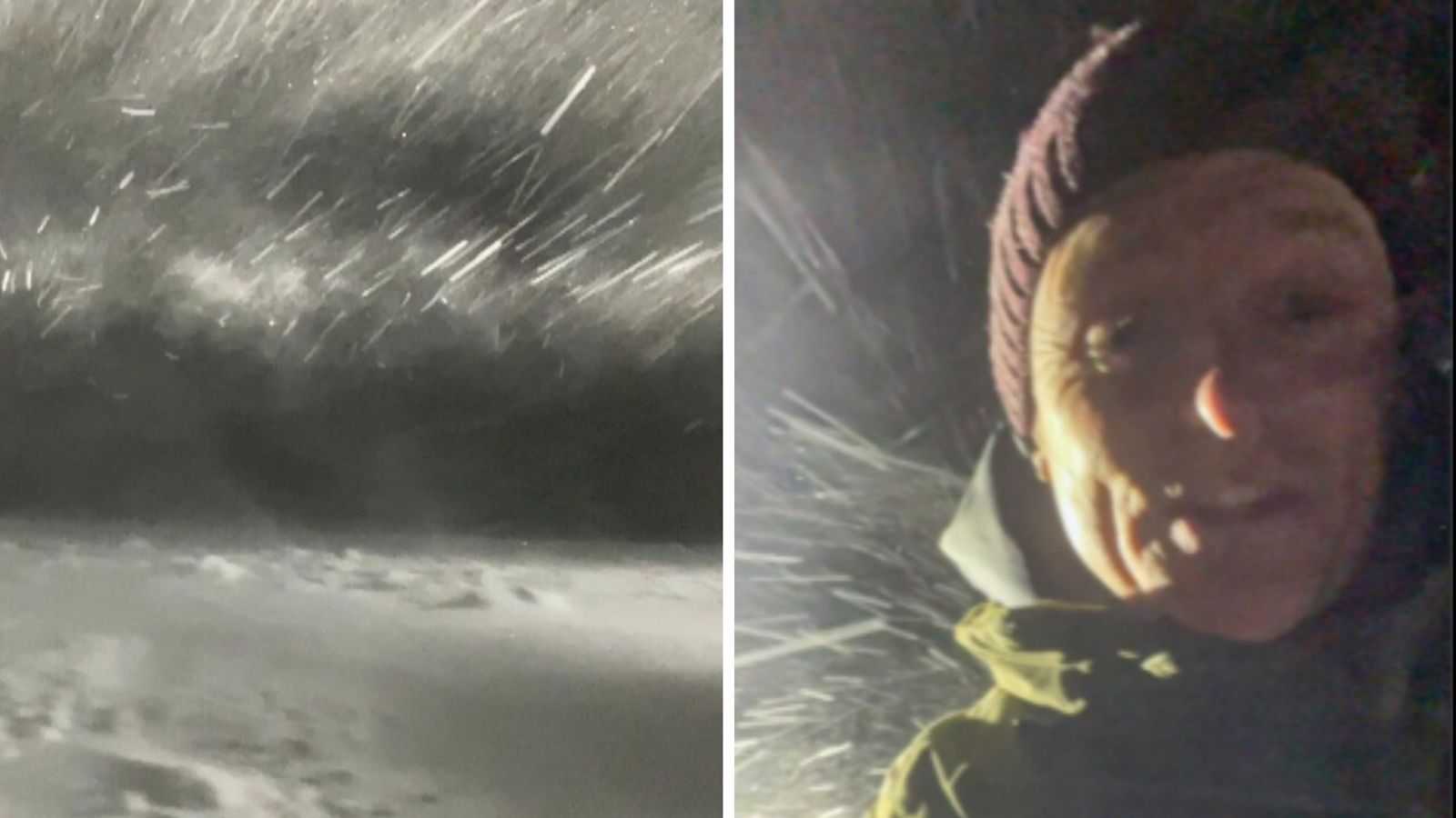 Reporting from inside a blizzard