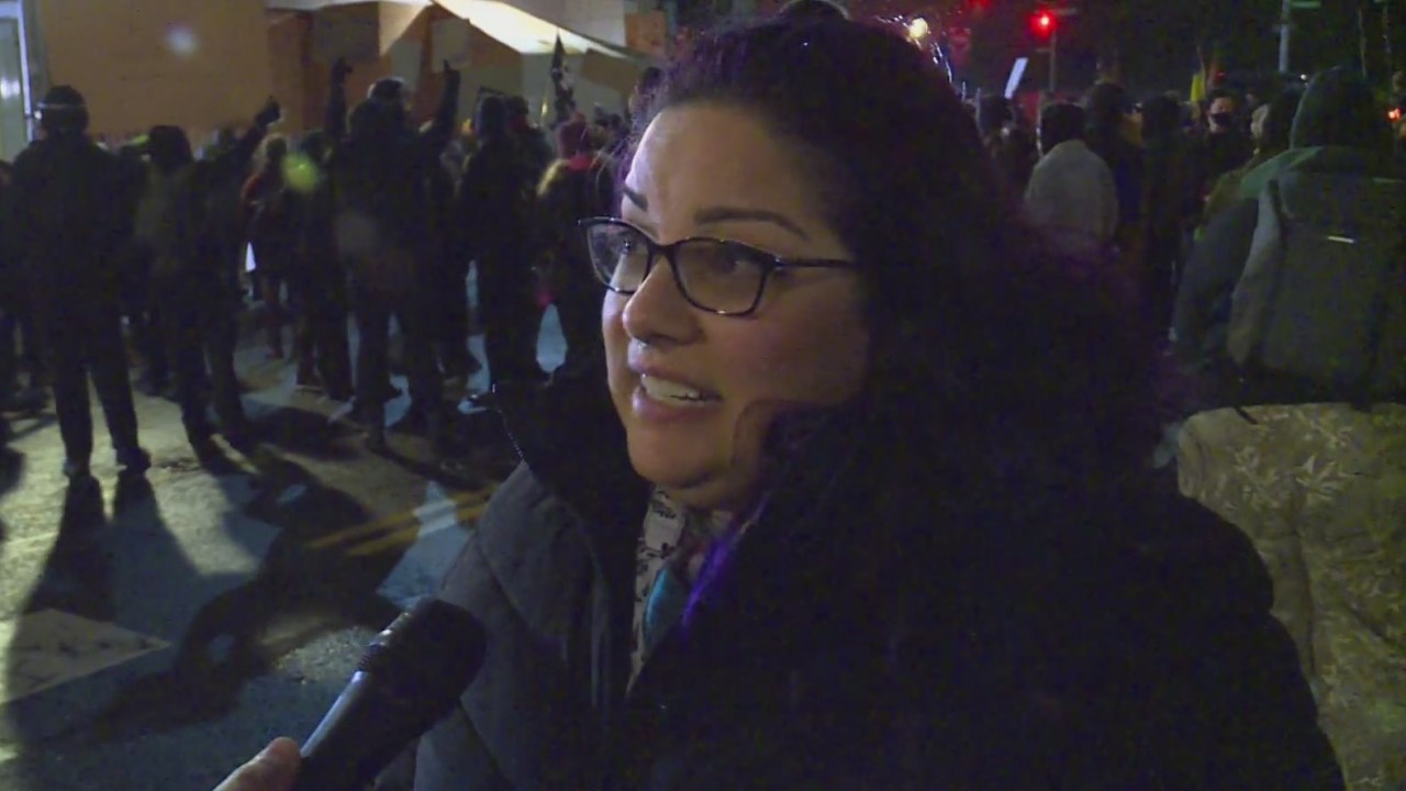 Dozens protest outside Portland ICE facility hours after shooting ...