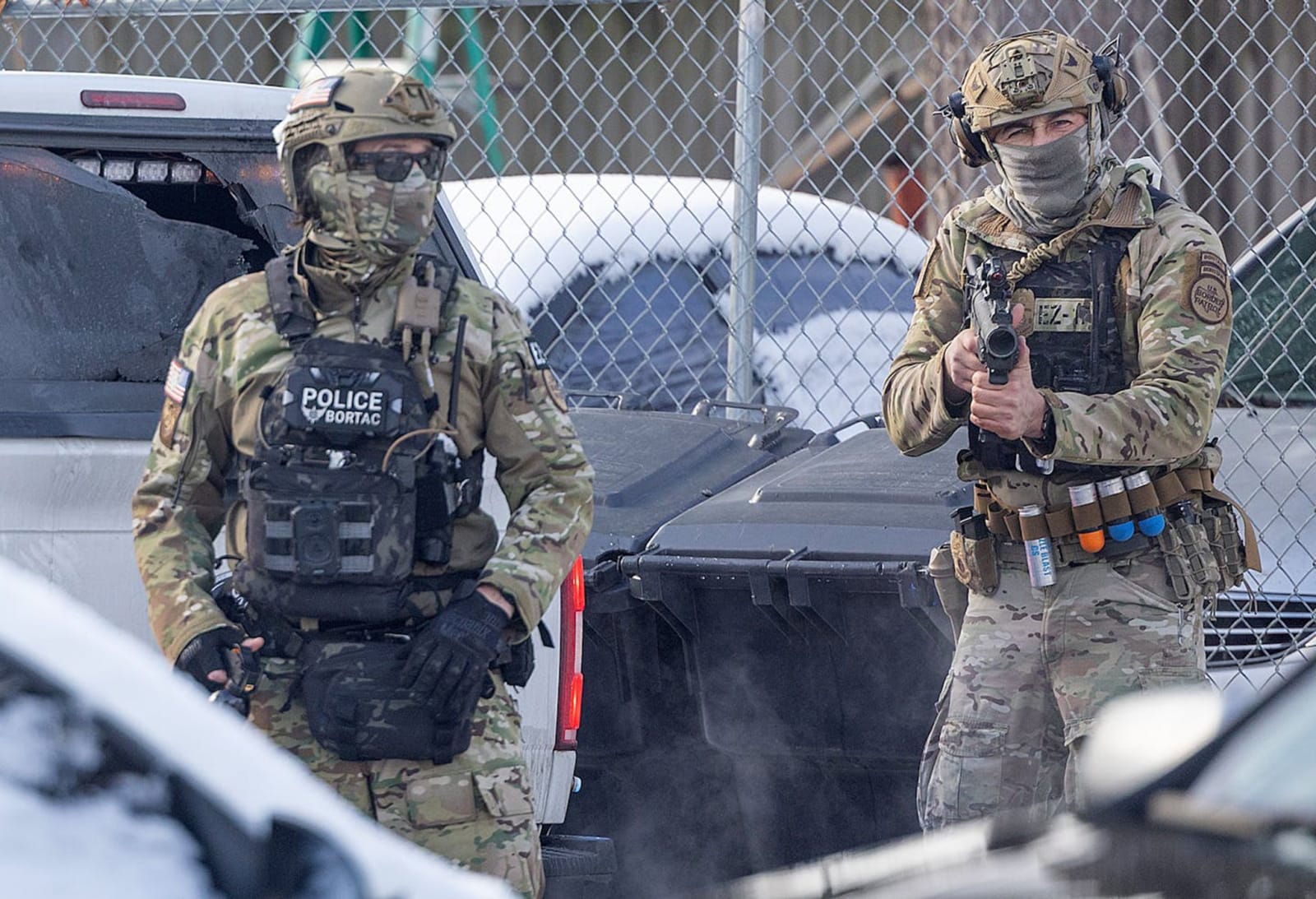 Two people shot and injured by US immigration officer in Portland