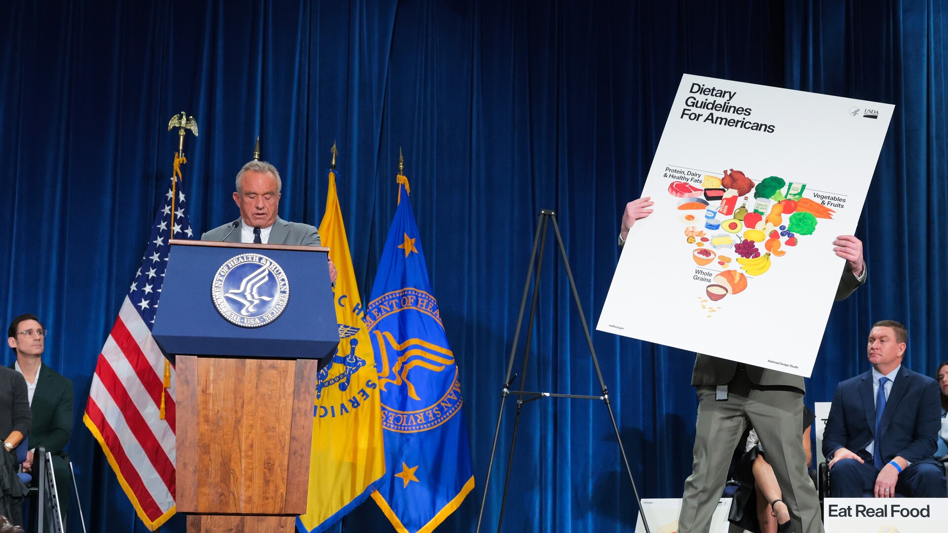 RFK Jr unveils new 'upside down' food pyramid for US citizens