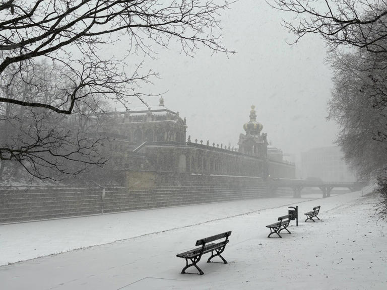 Wintersturm „Elli“ erreicht Sachsen mit Schneefall – Probleme bei den ...