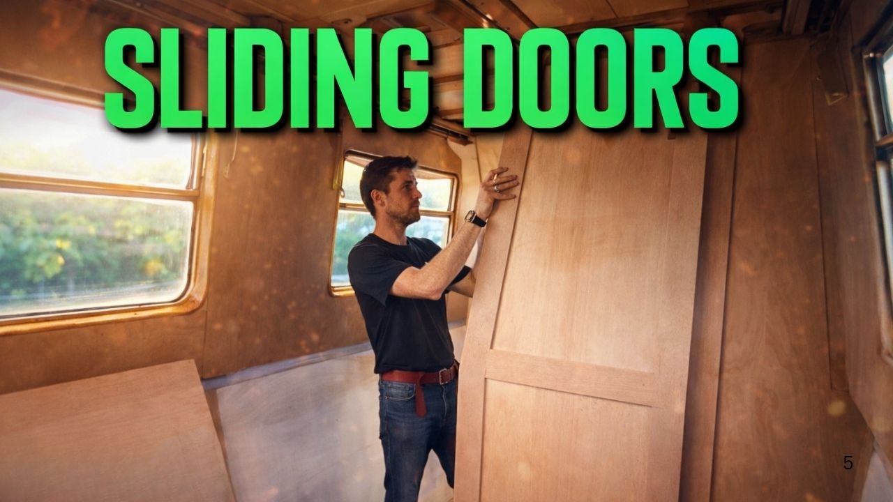Hanging a DIY pocket door