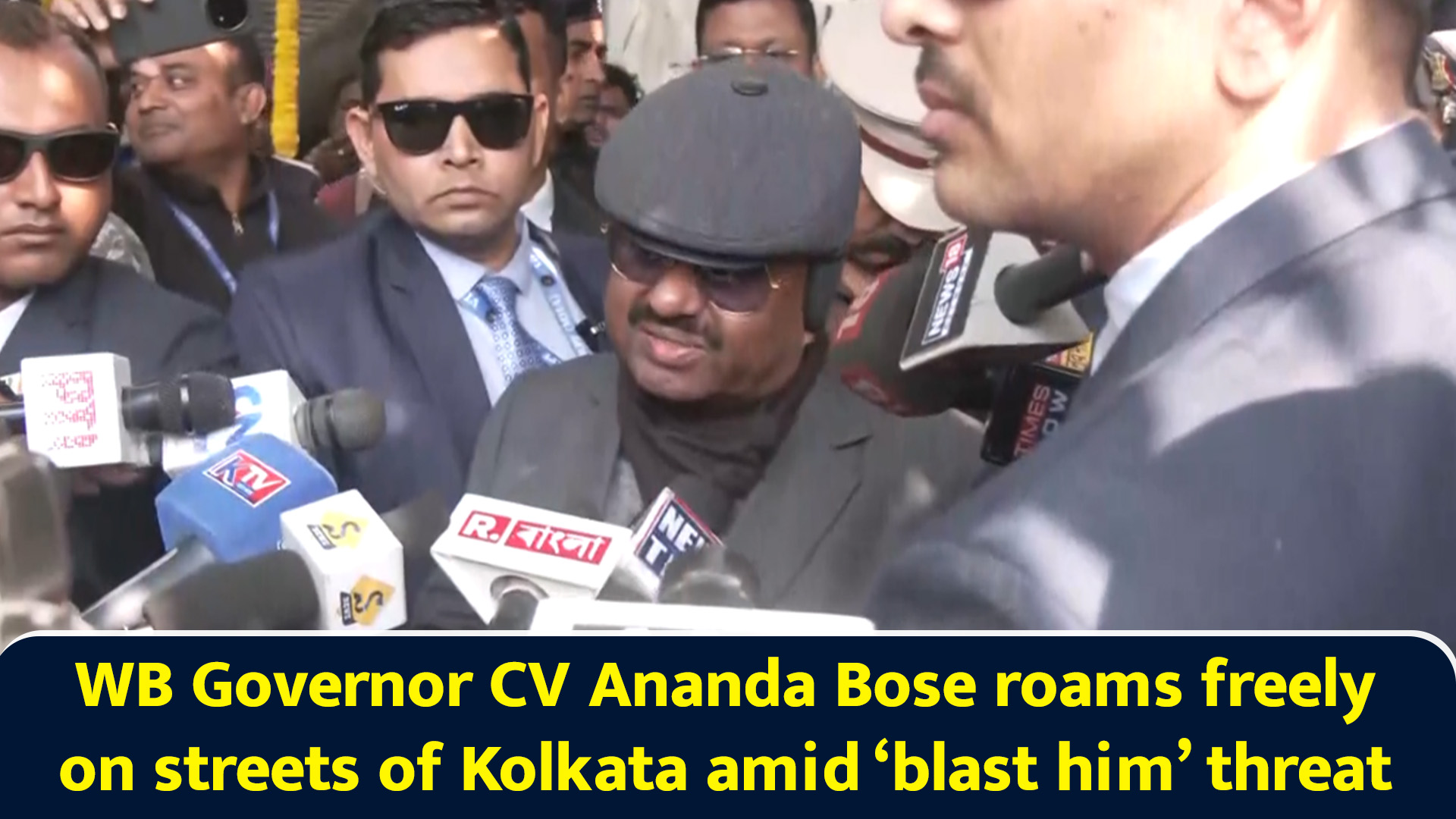 WB Governor CV Ananda Bose roams freely on streets of Kolkata amid ...