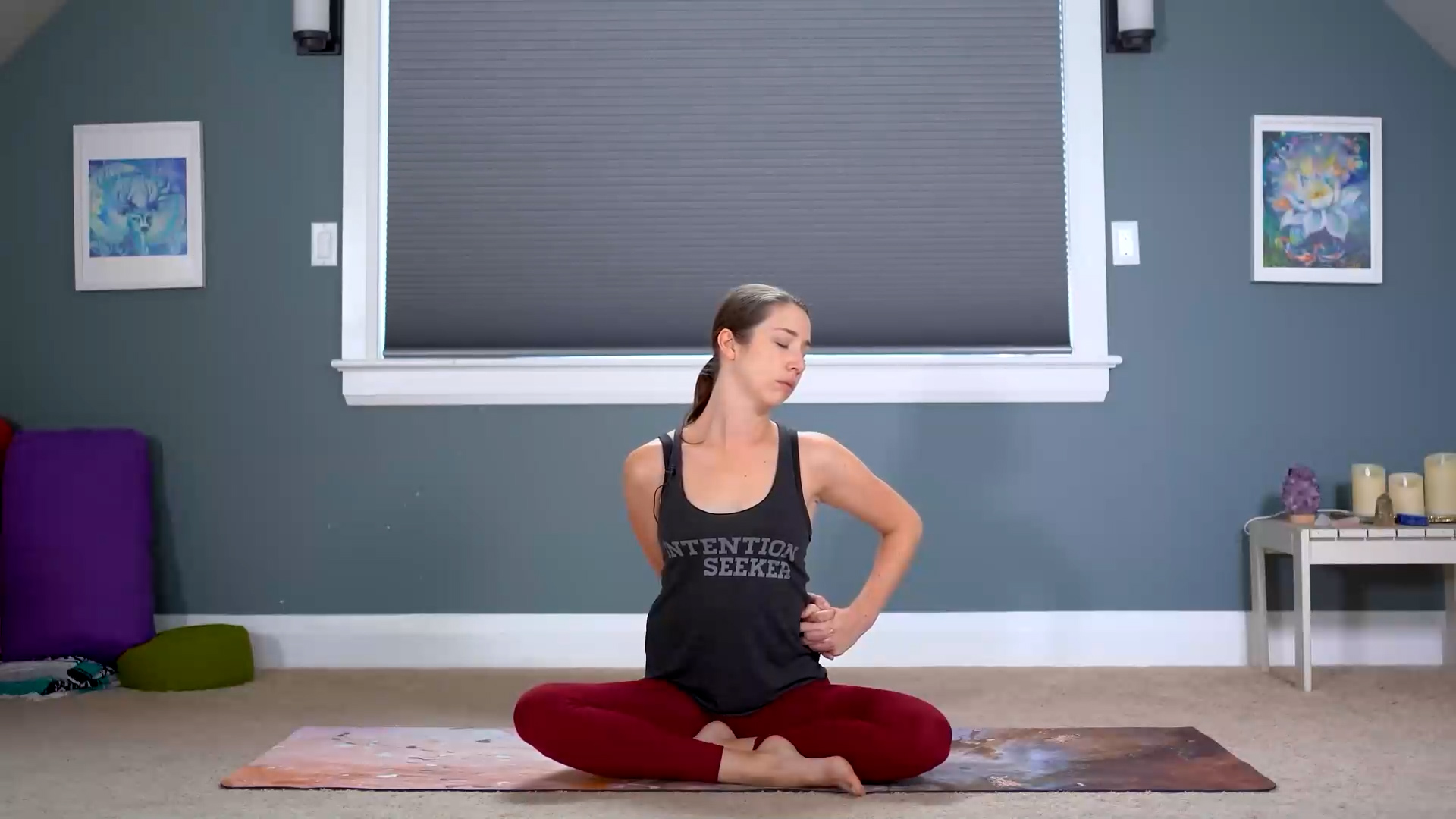 8 min gentle evening yoga for relaxation