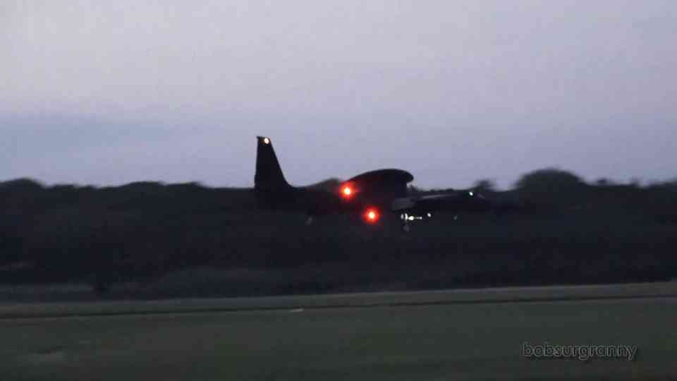 A Lockheed U-2 touched down at Fairford after flying where few can