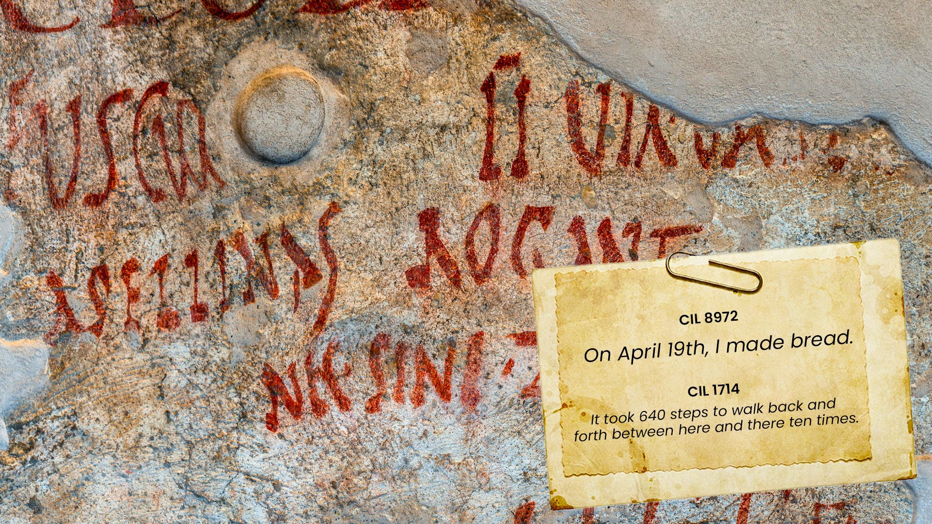 Hilarious ancient graffiti at Pompeii shows they were just as immature ...