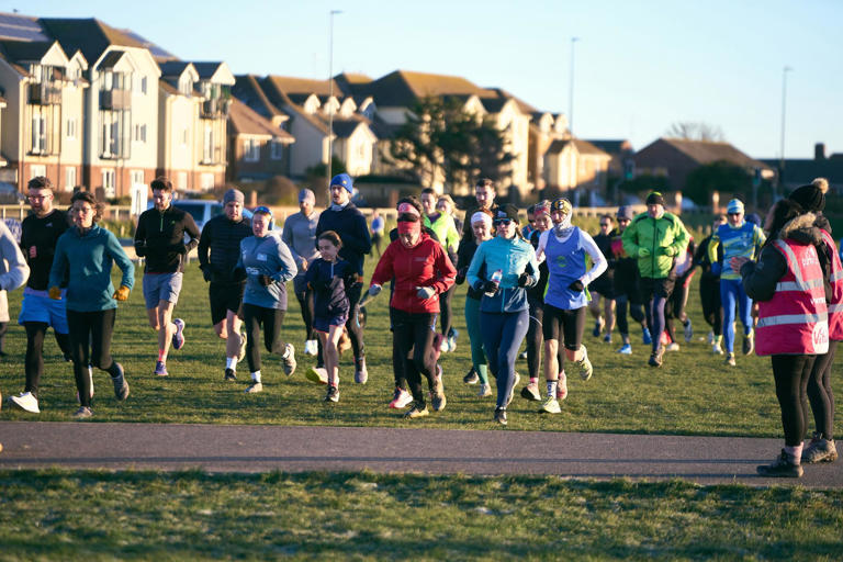 Parkrun in pictures: Lancing Eagles take over run to kick off ...