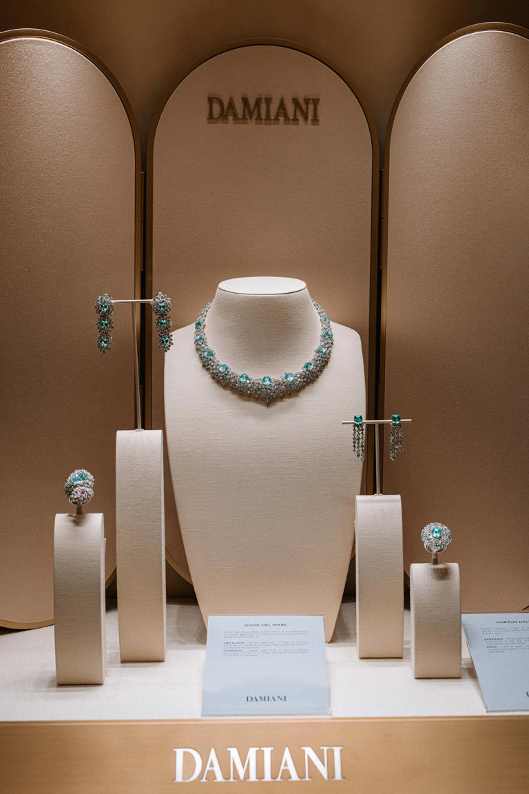 Jessica Chastain opens revamped Damiani jewellery shop in Dubai Mall