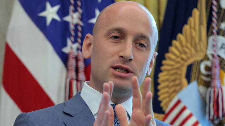 Stephen Miller's jarring 2018 colored hairspray fail will haunt him forever