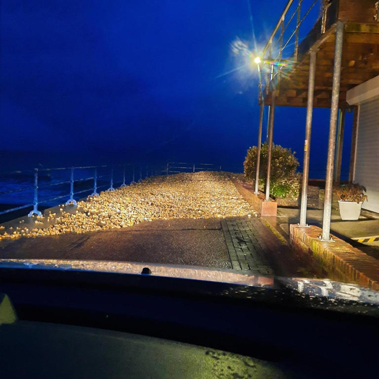 Storm Goretti: Street cleansing team out in Eastbourne as storm passes ...