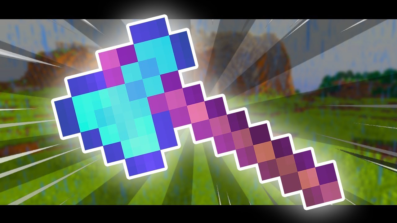 Friend or foe Sharpness 5 diamond axe in Minecraft