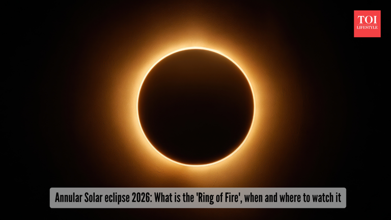 Annular solar eclipse 2026: What is the 'Ring of Fire', when and where ...