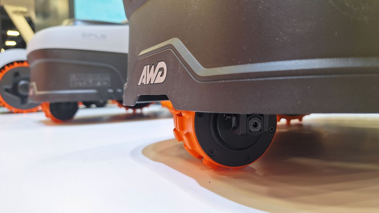 I saw lots of robot mowers at CES, but it's this compact bot that ...