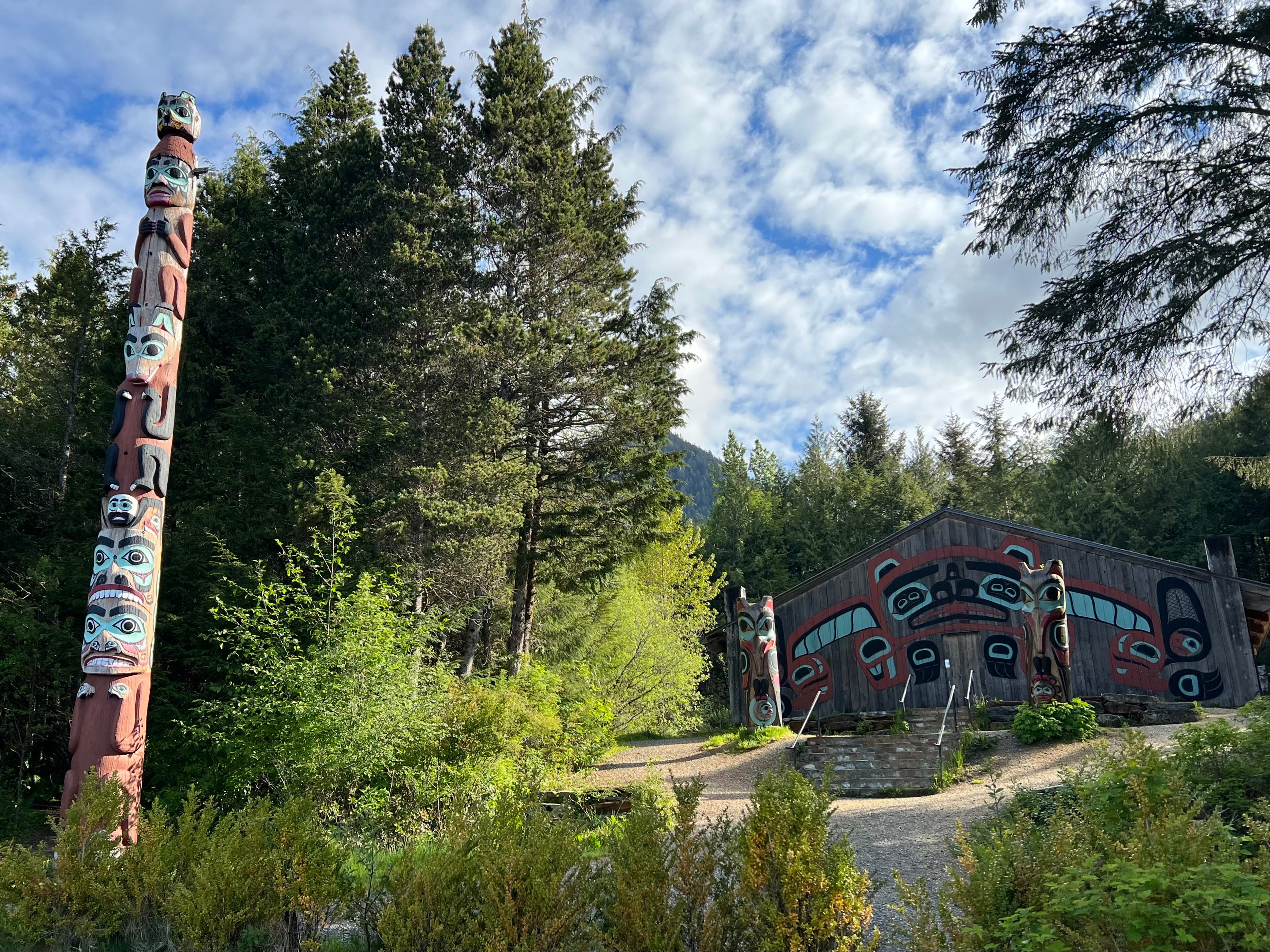 Only in Alaska. Welcome to the 'totem pole capital of the world'