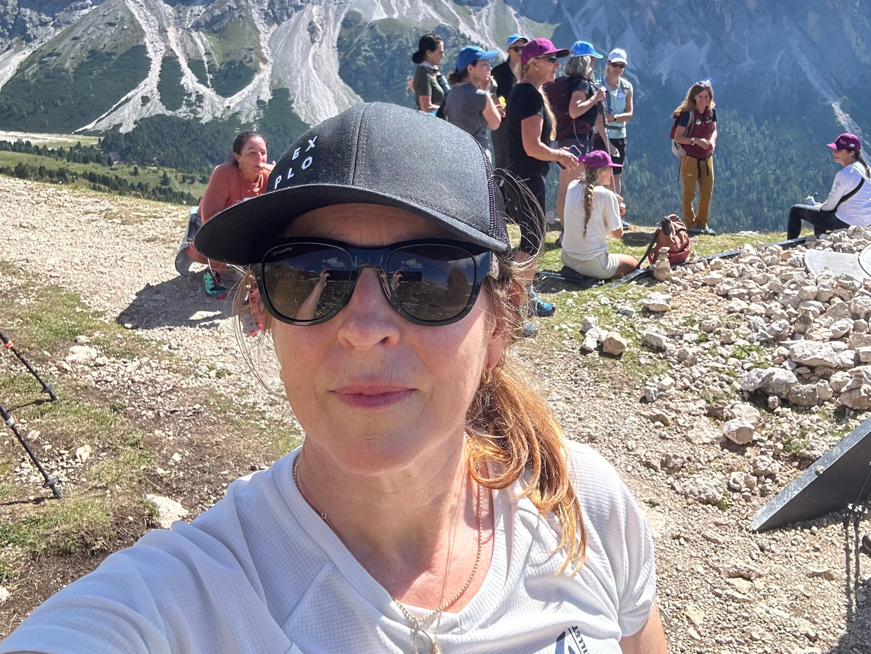 I'm the CEO of Beyond Yoga. I hike out my back door in the mornings ...