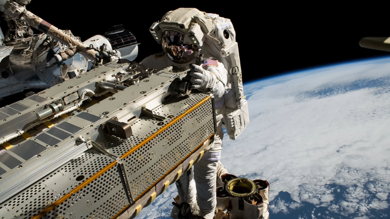 Space deniers think the ISS is fake
