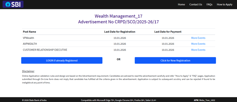 SBI SO recruitment 2025: Registration window closes tomorrow for 996 ...