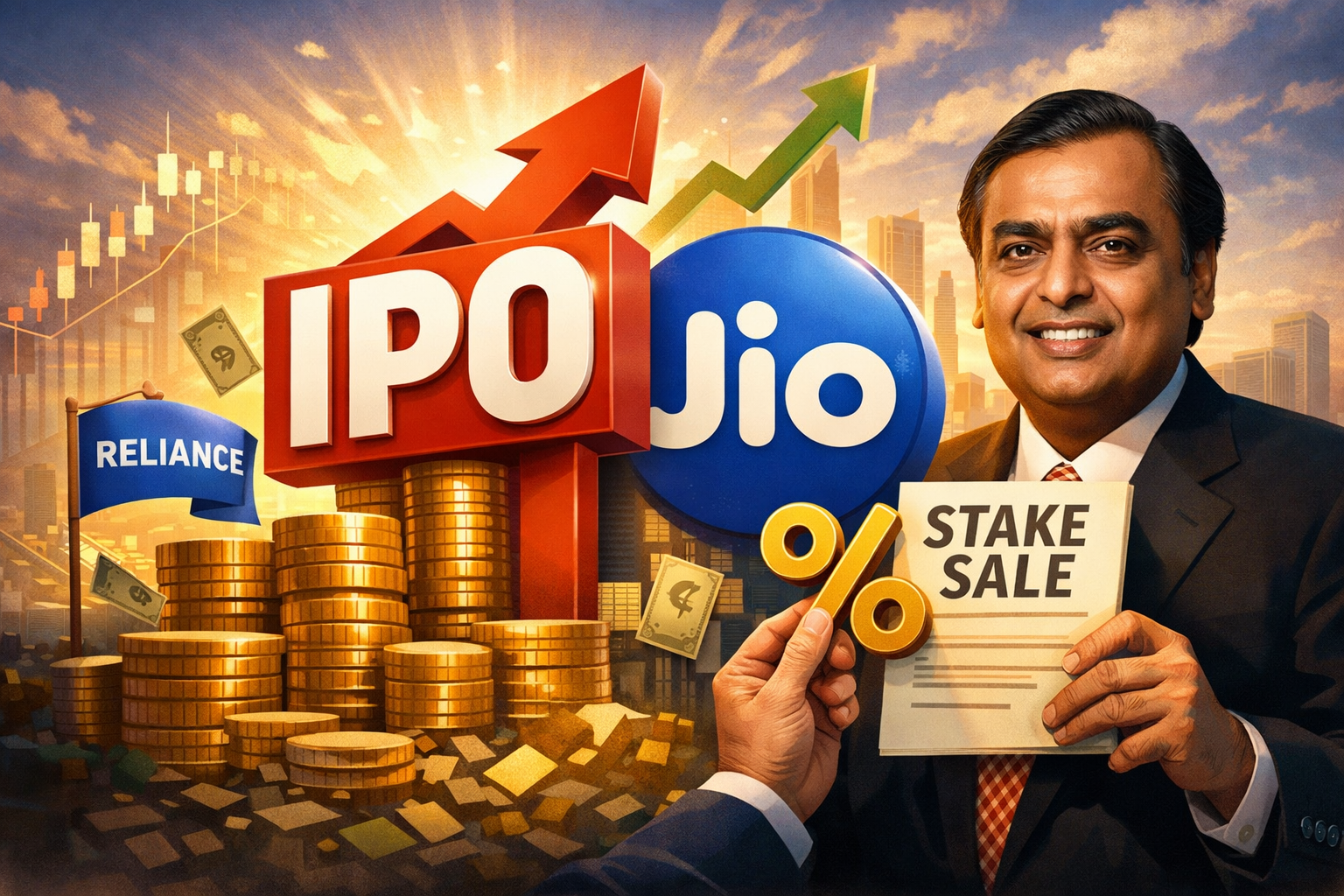 Jio IPO buzz: Mukesh Ambani eyes $4 billion raise with 2.5% stake sale