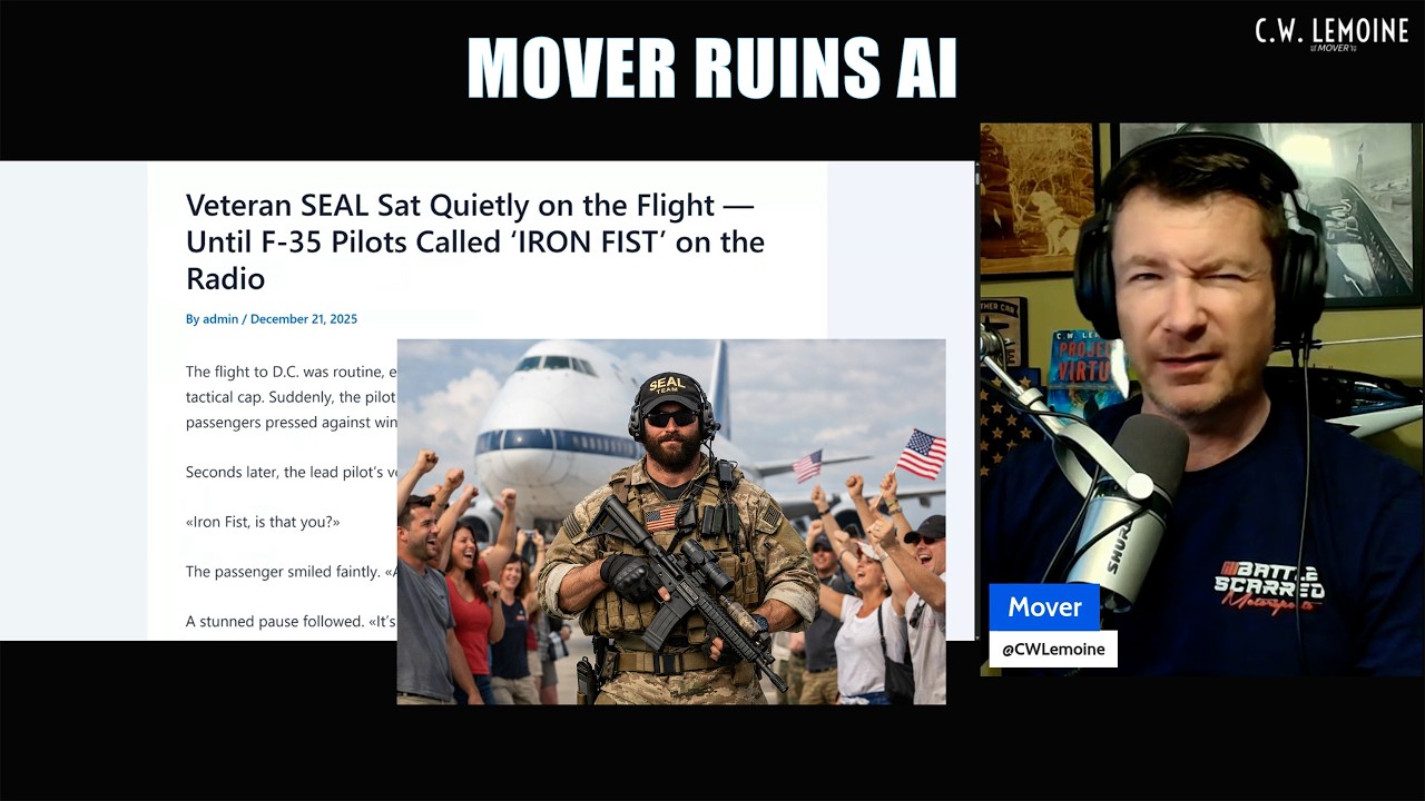F-35s escorted a Navy SEAL on a commercial flight, mover ruins AI