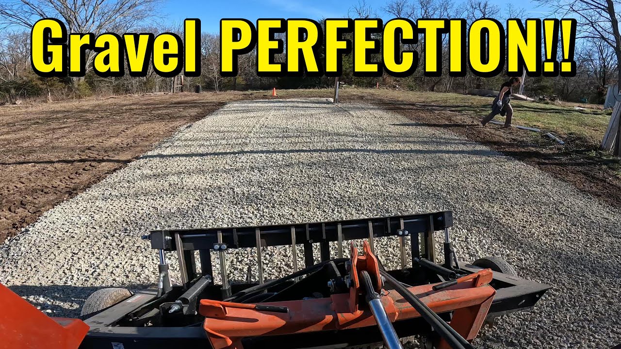 DIY: Grading a gravel driveway or camper pad with this amazing tool