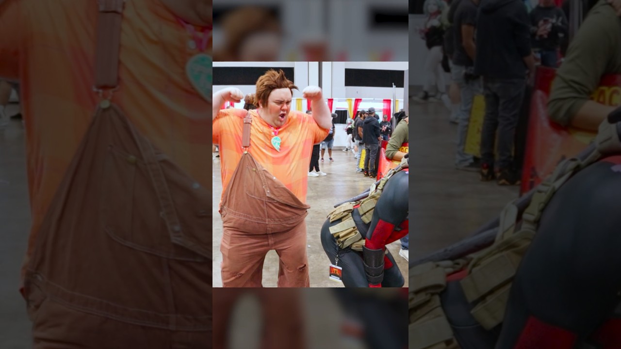 He's gonna wreck it! Deadpool vs Wreck-It Ralph #deadpool #disney #cosplay