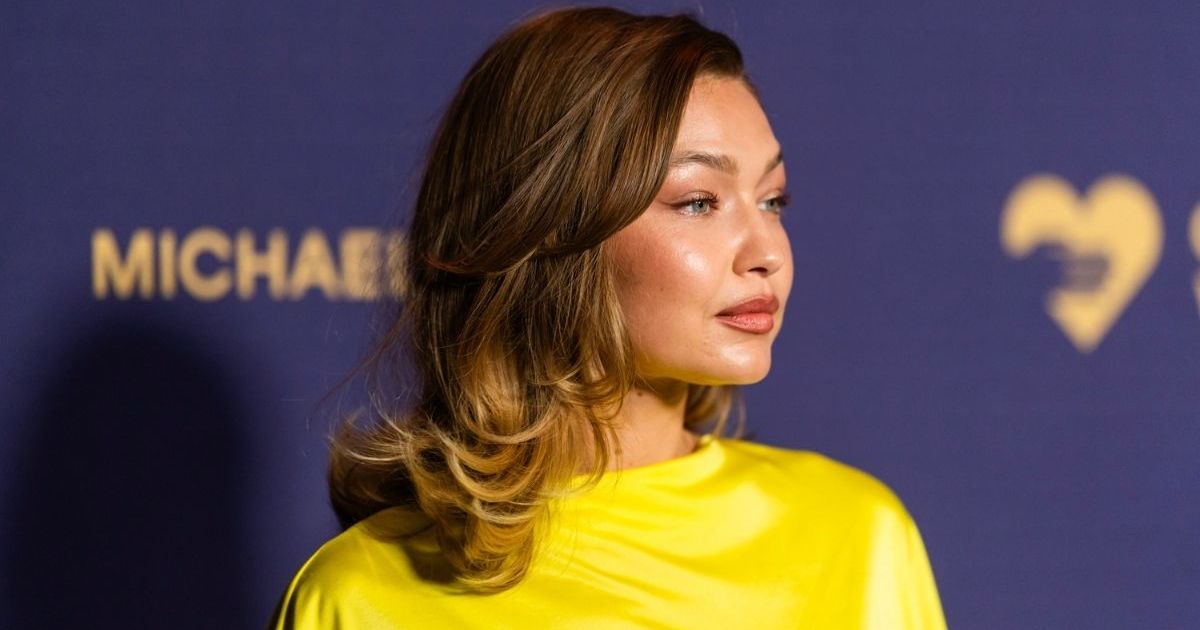 Gigi Hadid Goes Edgy in All-Black Sheer Fit & Shocking New Hair Color