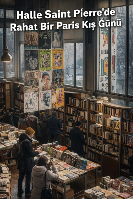 Halle Saint Pierre'de rahat bir Paris kış günü