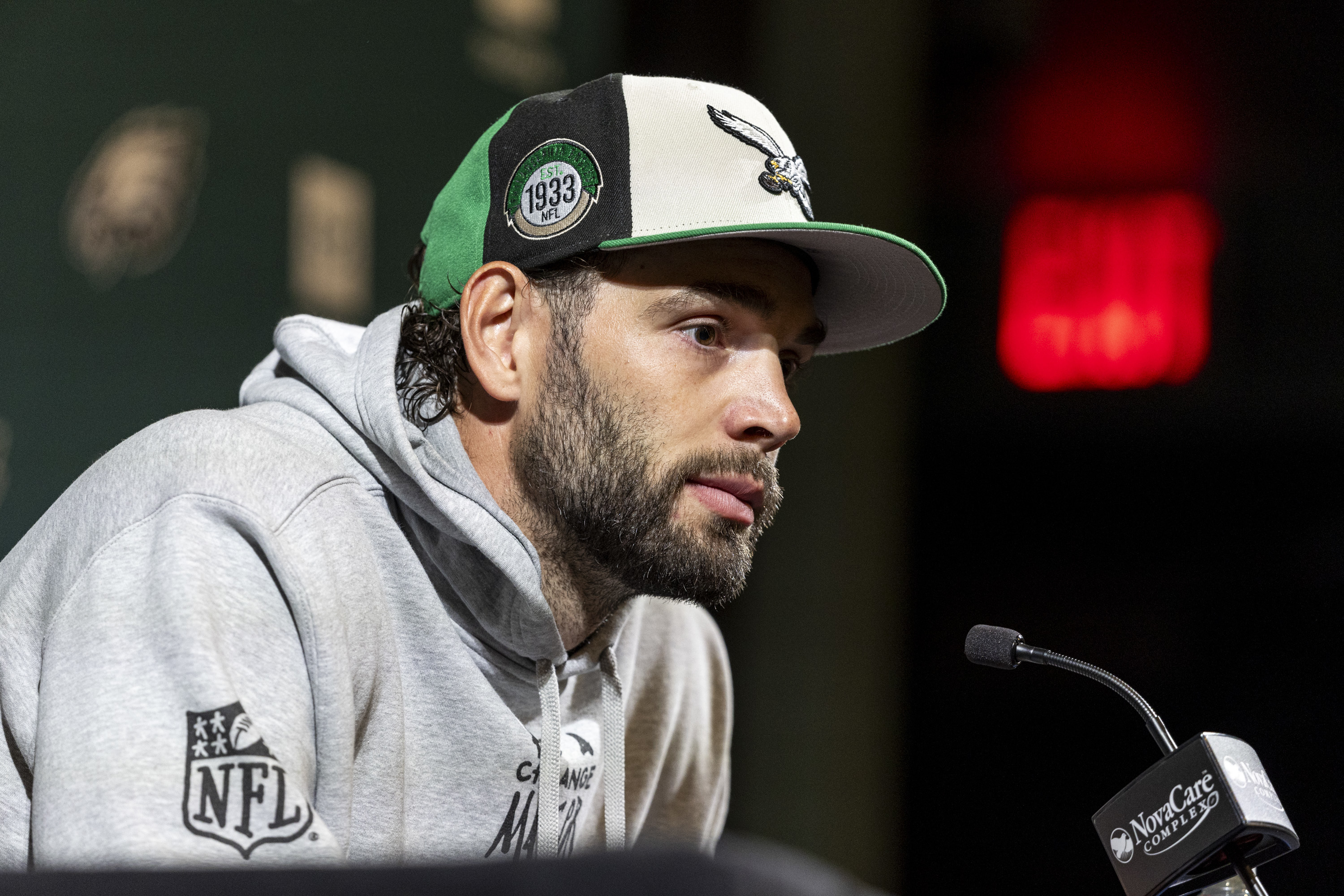 Dallas Goedert tried to keep things light amid a trying offseason. He ...