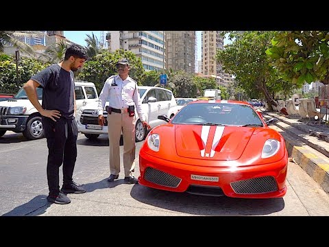 India police pulled me over in a Ferrari...
