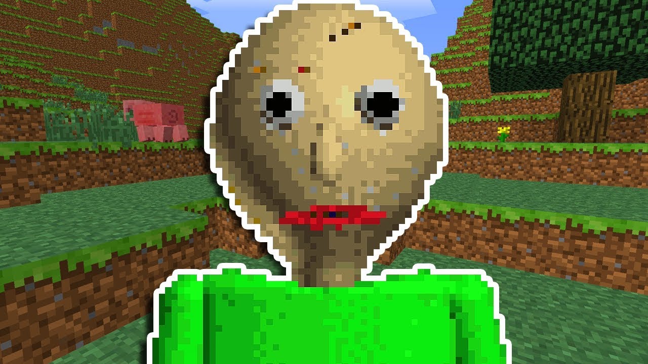 What if Baldi’s Basics took over Minecraft adventure