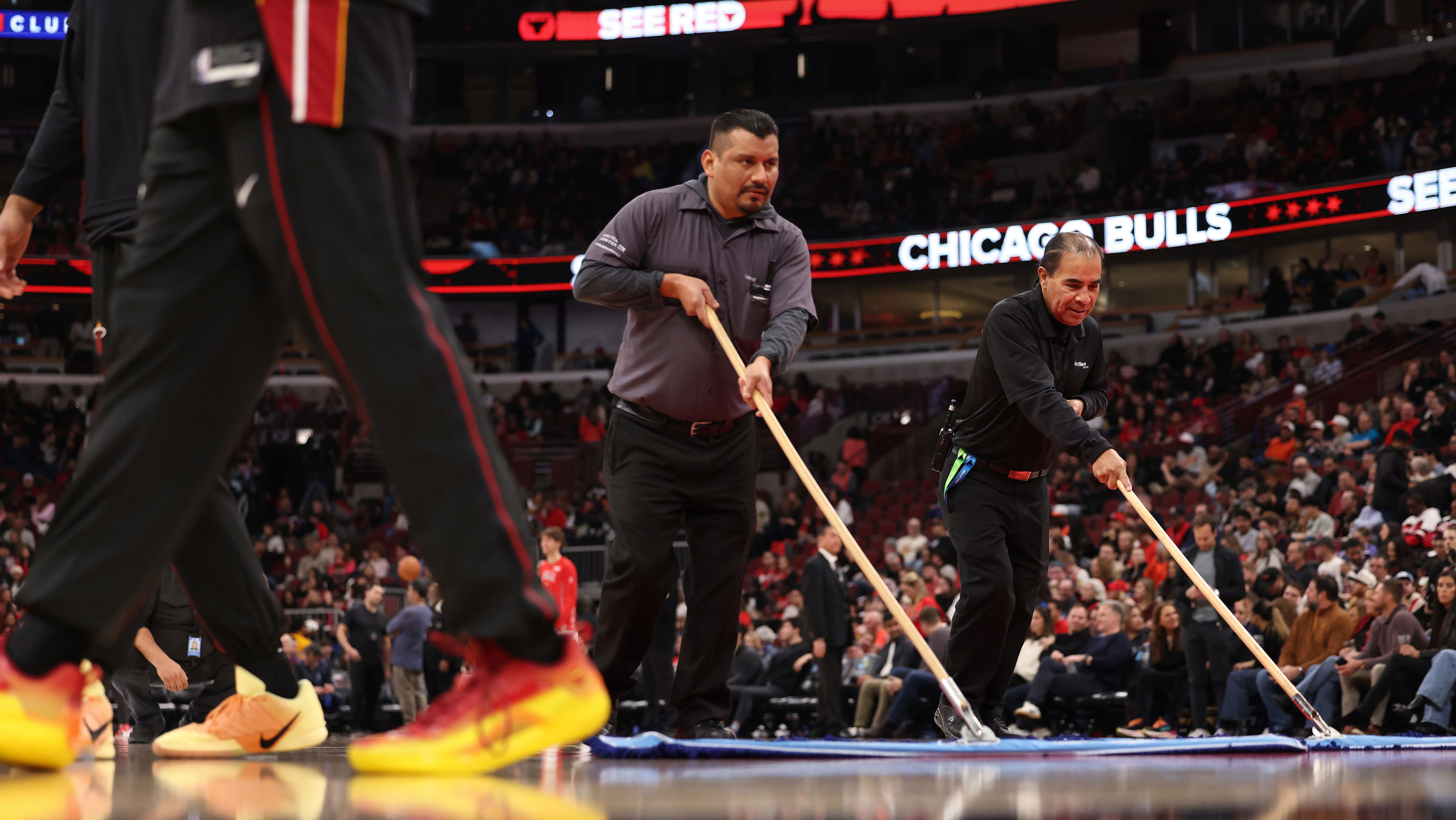 Miami Heat players react to postponement against Bulls