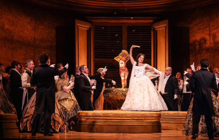 La traviata at the Royal Opera House
