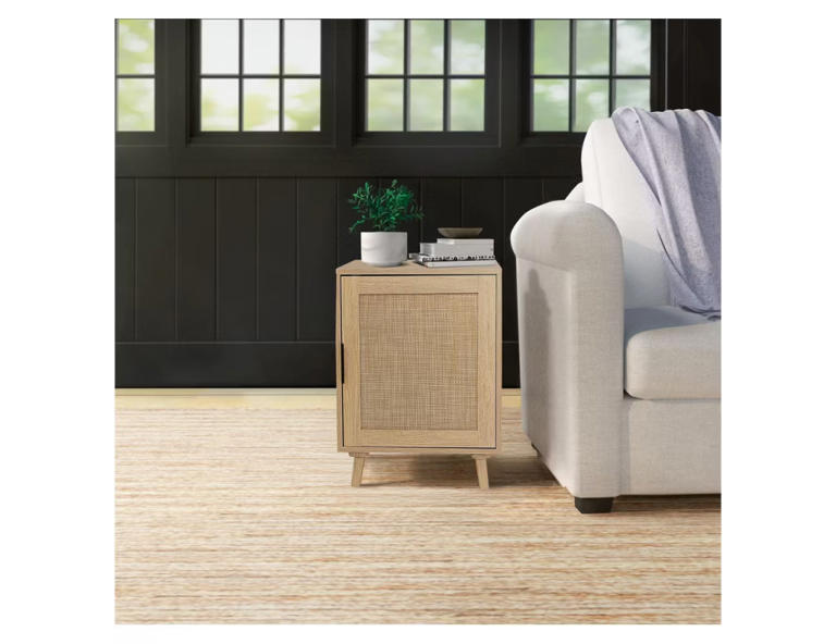 Aldi's boho rattan side table looks just like a designer style 3x the price