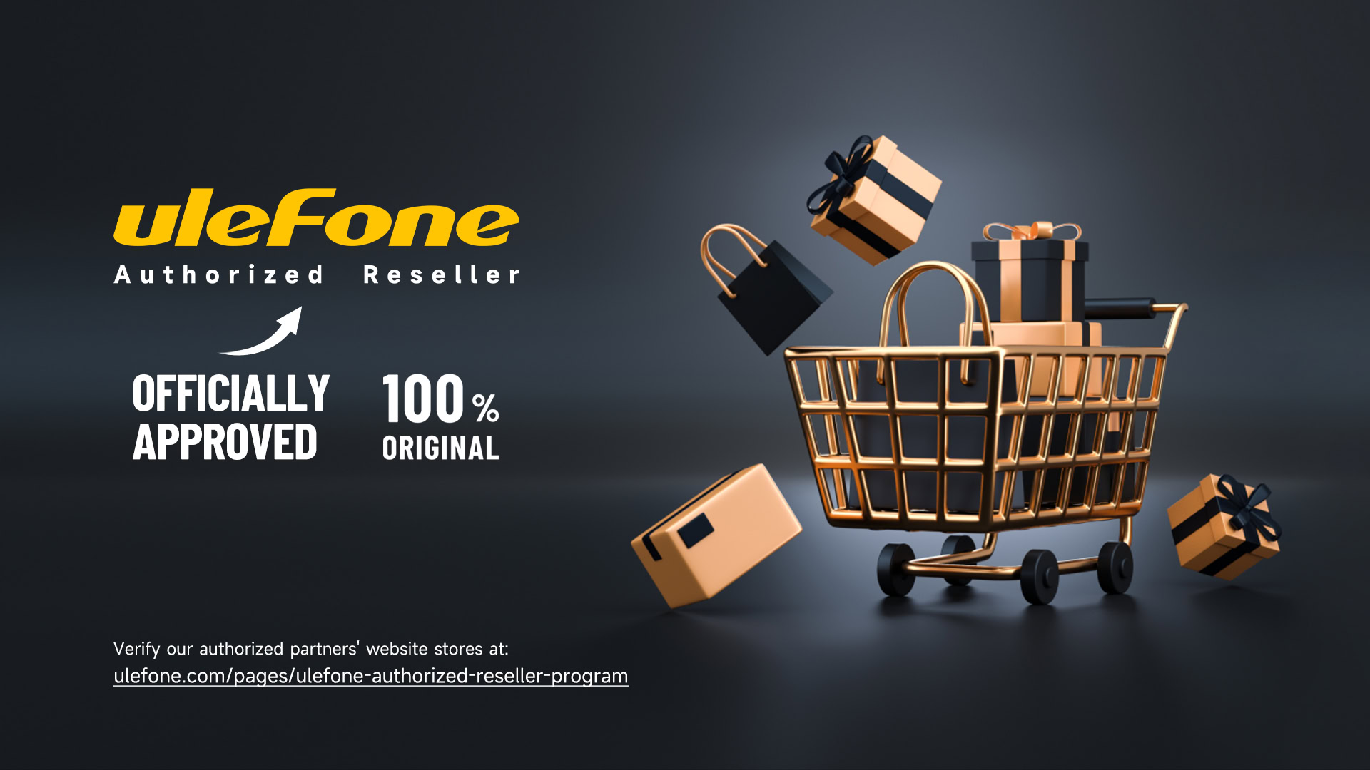 Ulefone’s yellow badge guarantees authentic rugged phones worldwide