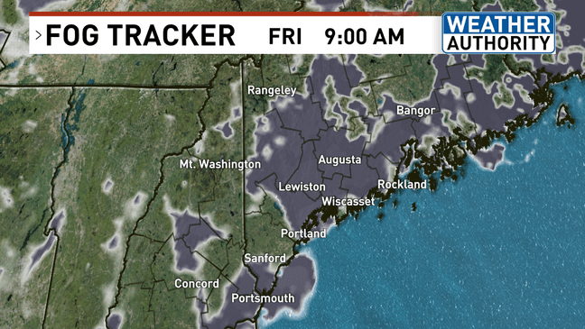 Morning fog, evening rain showers on tap Friday in Maine before more ...