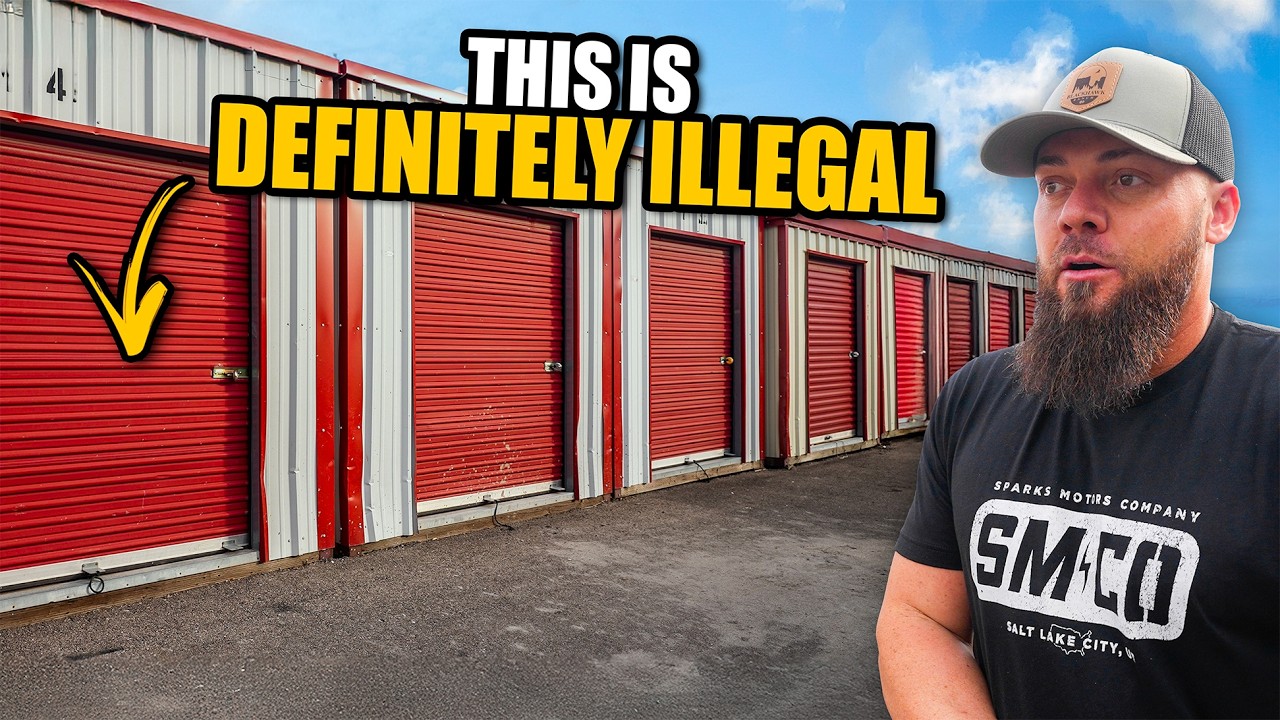 A storage auction turns bad with illegal items uncovered