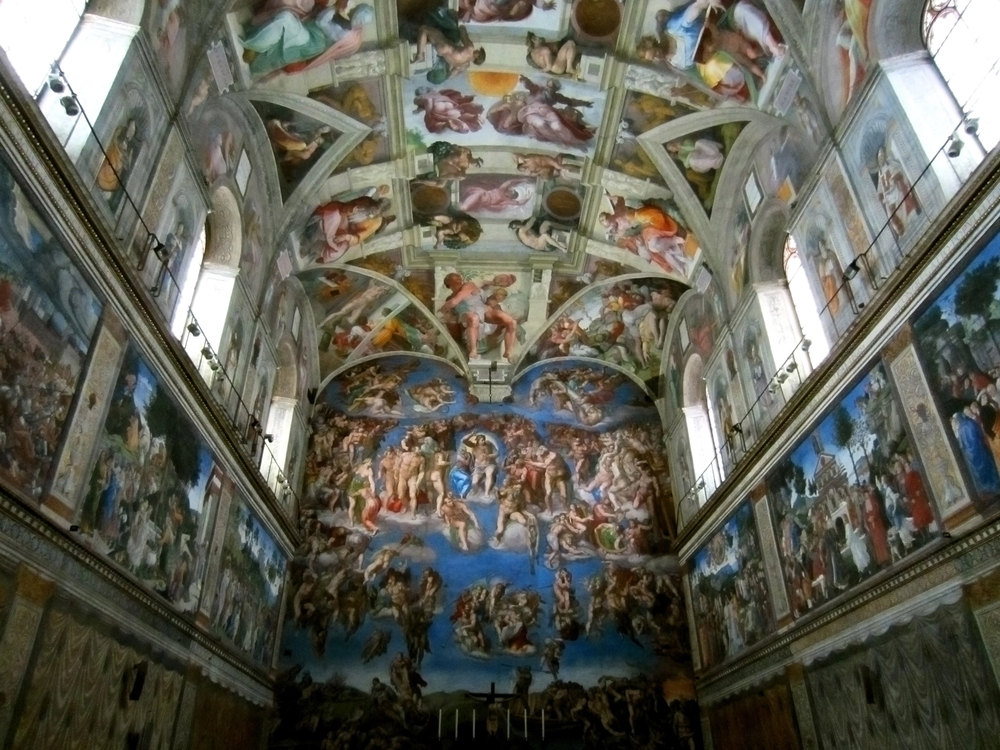 Paintings with hidden symbols and secret messages