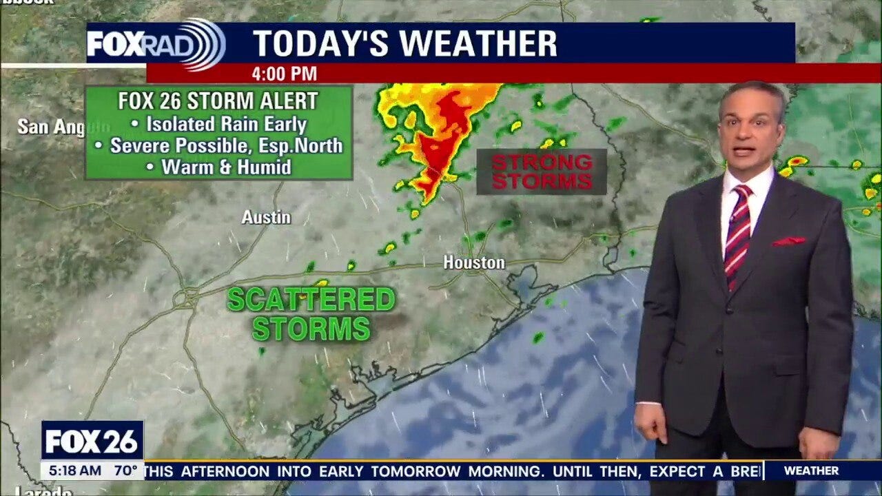 Houston weather: FOX 26 storm alert for Friday afternoon