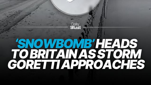 Storm Goretti to bring heavy snow and strong winds across the UK