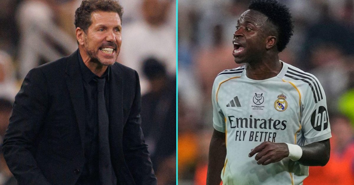 Details of Diego Simeone touchline rant at Vinicius revealed with Real ...