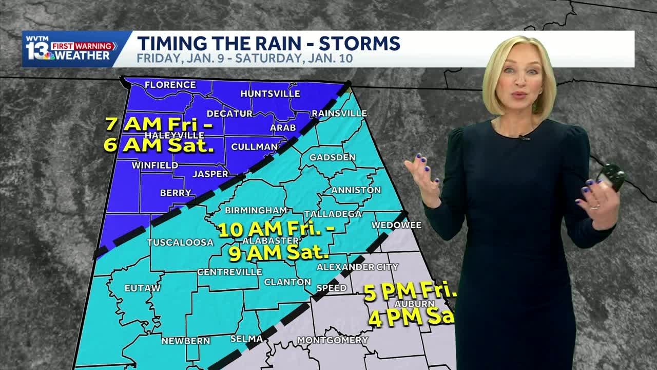 First warning impact days: Heavy rain and strong storms may lead to ...