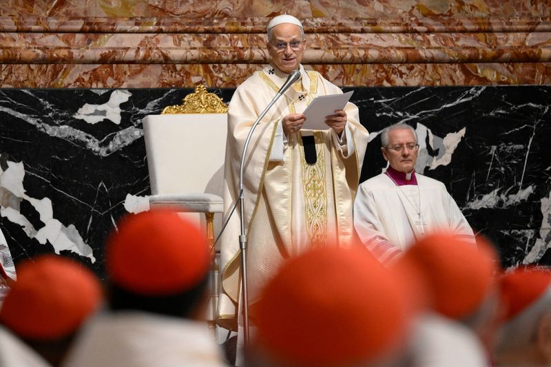 Pope Leo decries world's 'zeal for war' in fiery Vatican speech