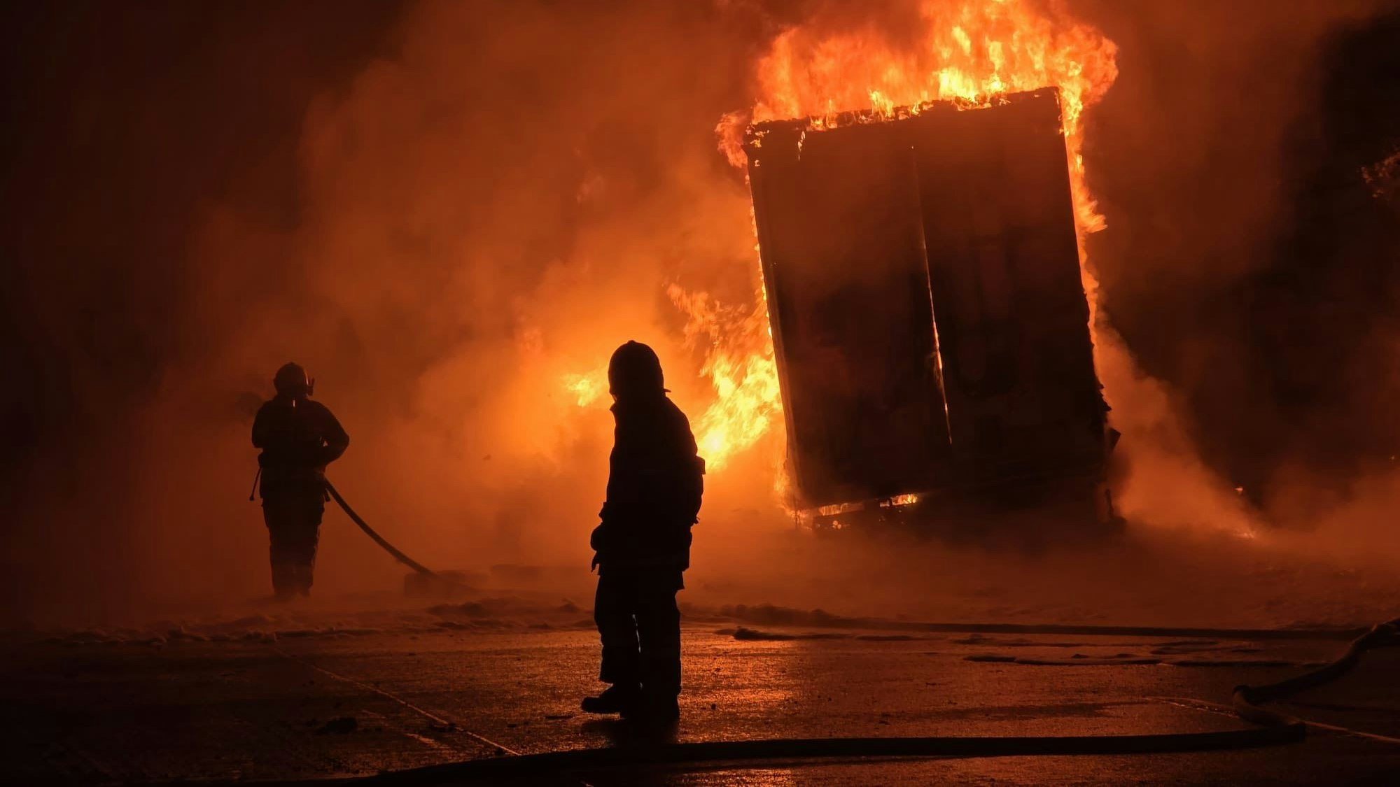 Lkw-Brand am 9.1.2026 legt A21 lahm