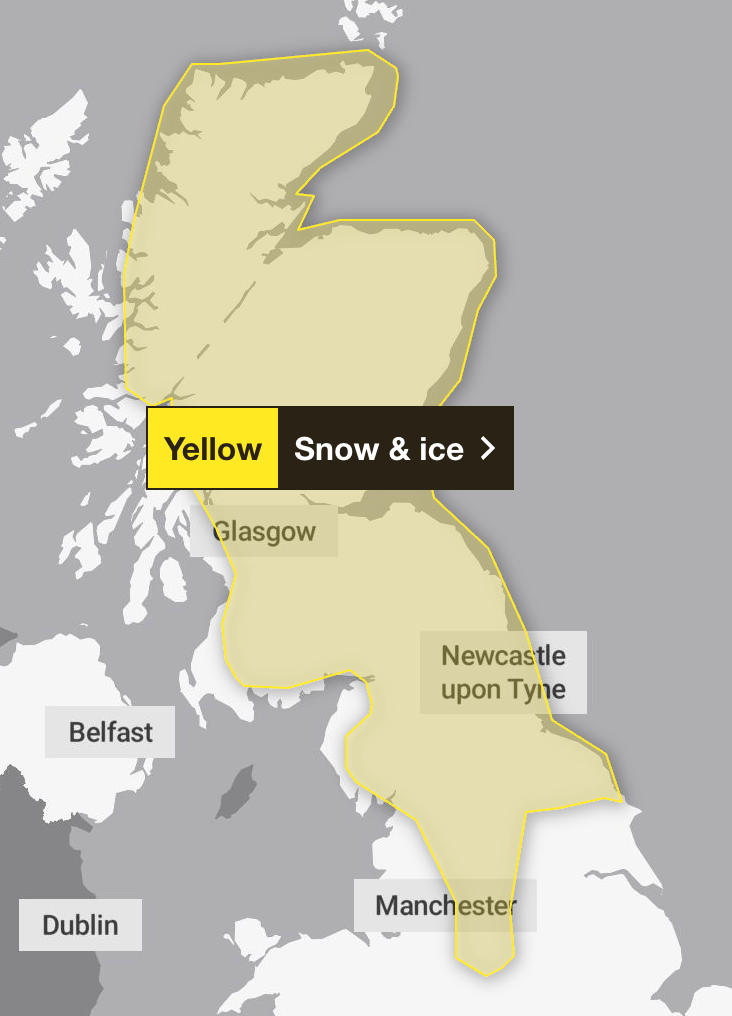 Storm Goretti map: Where Britain will be hit by snow and ice