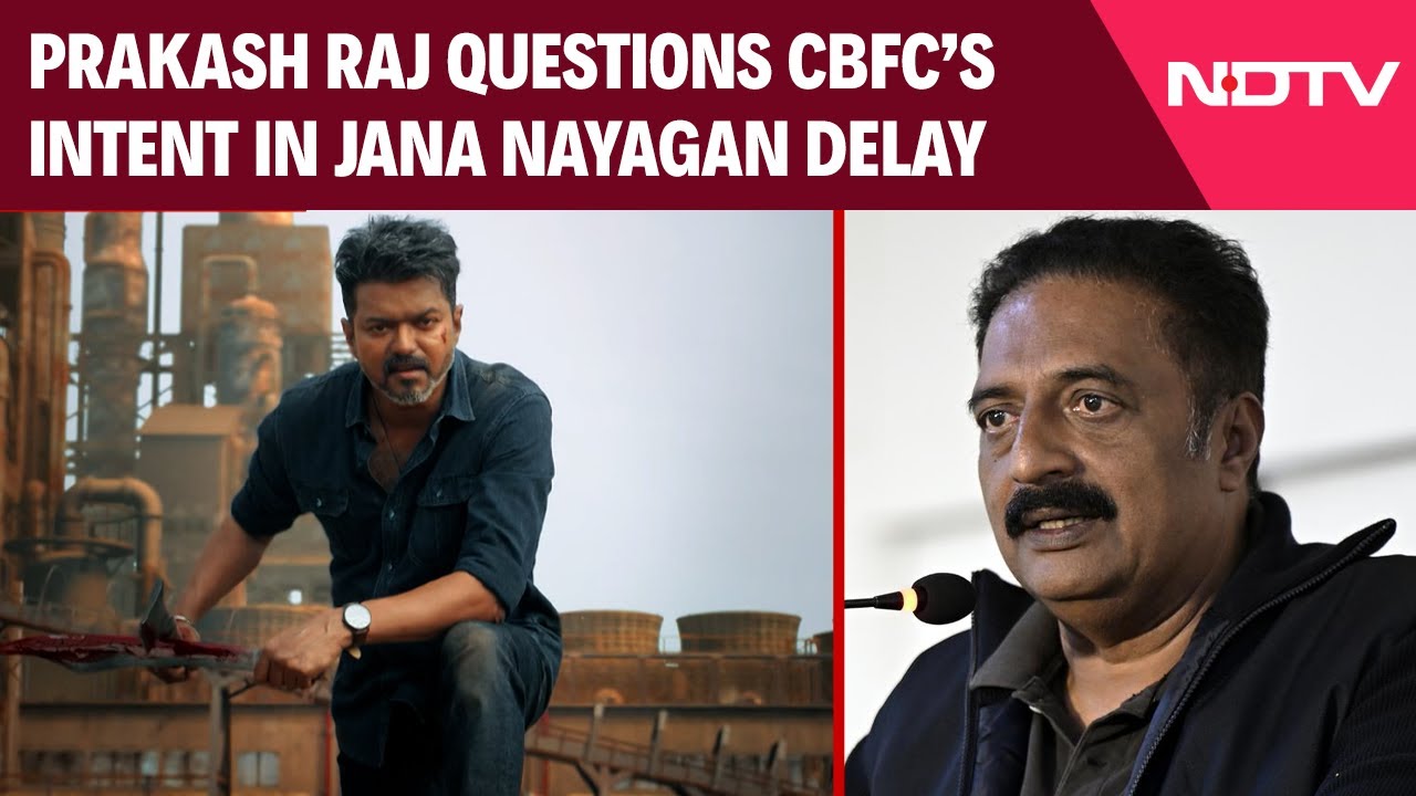 Prakash Raj on Jana Nayagan row: 'Last-minute censorship has an agenda'