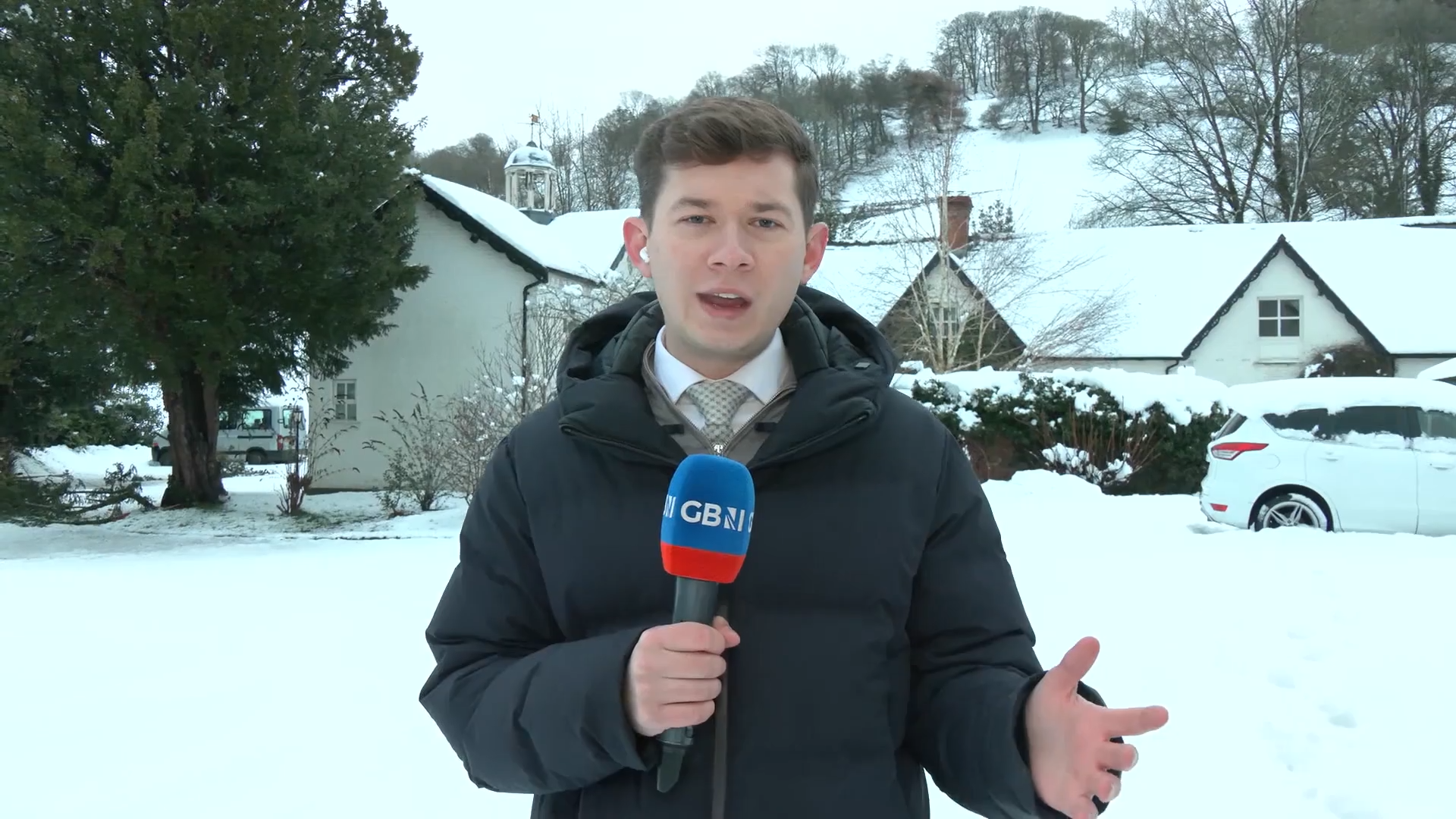 Watch: Will Godley reports from Wales as Storm Goretti causes chaos ...