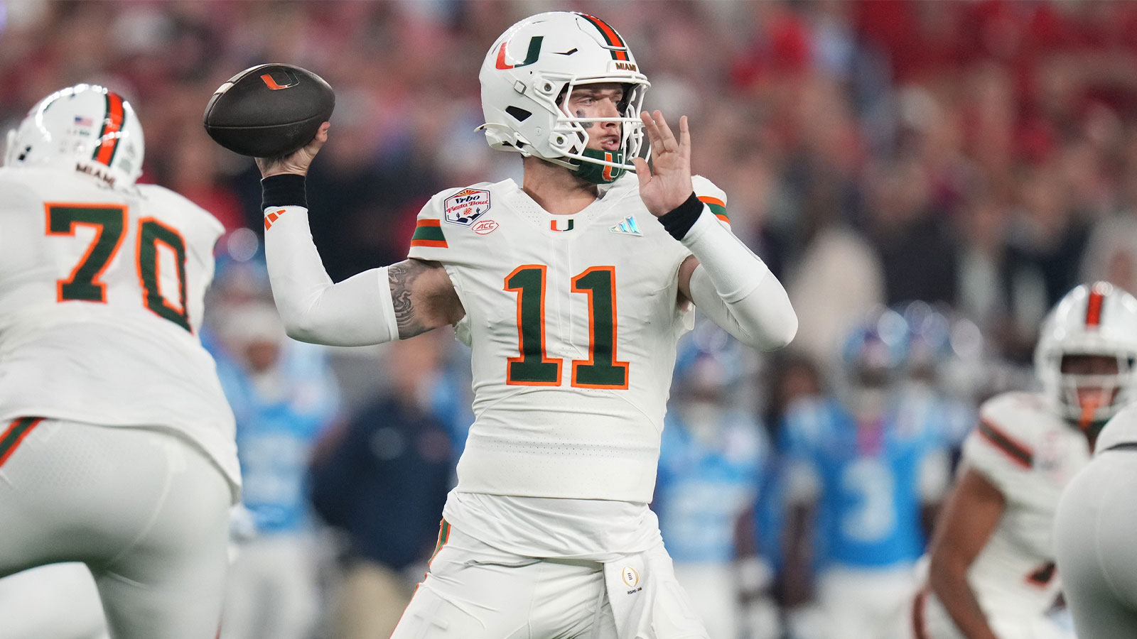 Miami QB Carson Beck ends brutal trend with bonkers TD to Keelan Marion