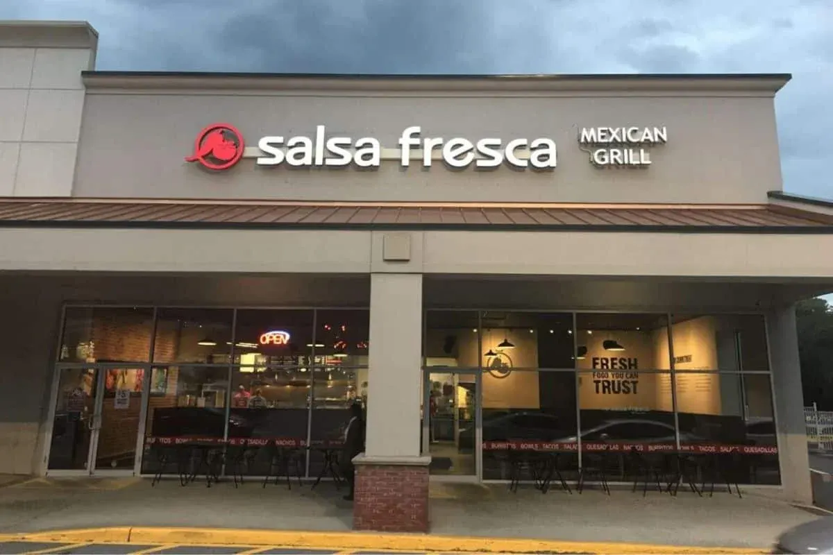 Salsas Fresh Mexican Grill menu prices with calories [updated 2026]