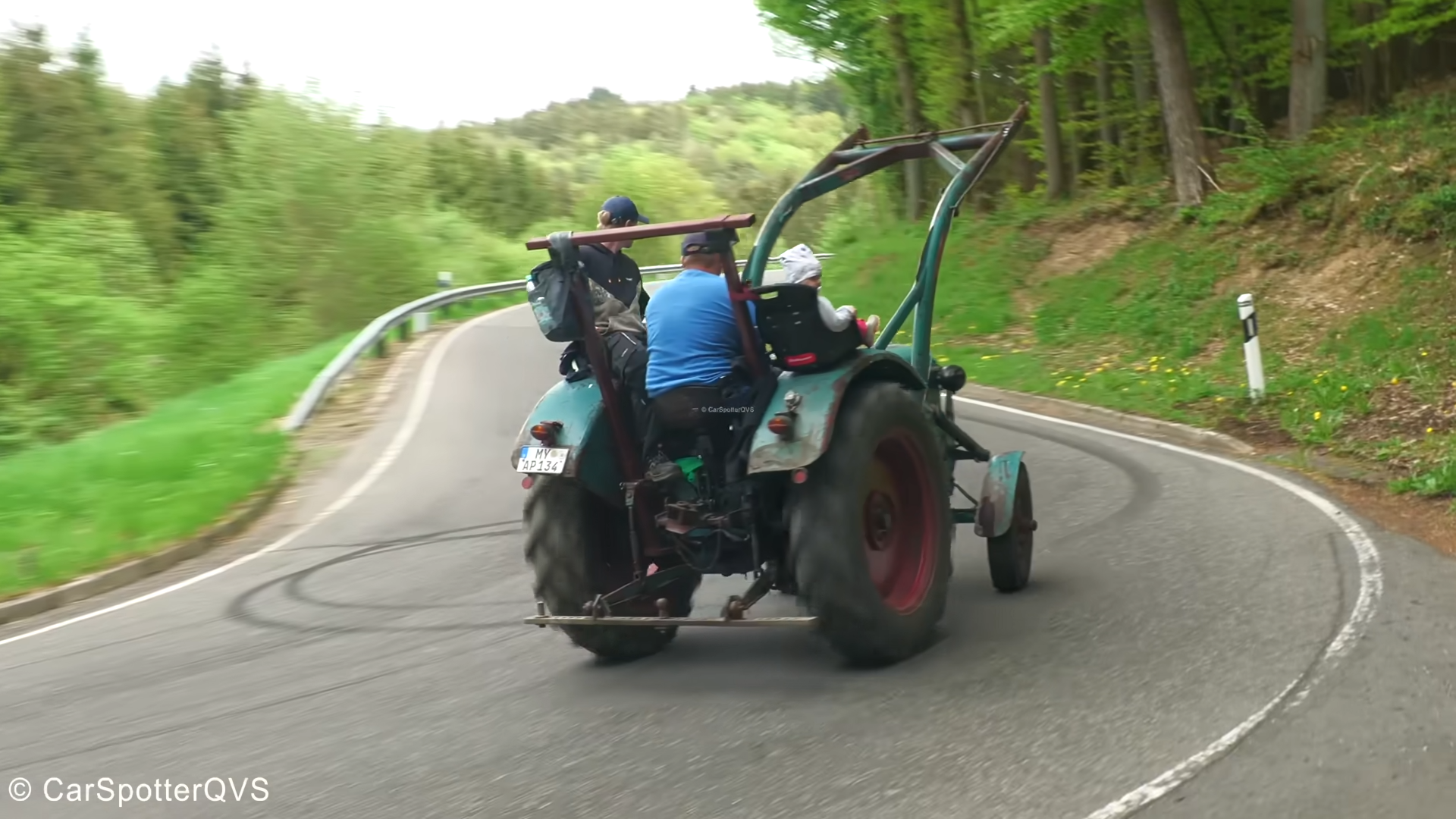 From tractors to Ferraris – the wildest road moments collide